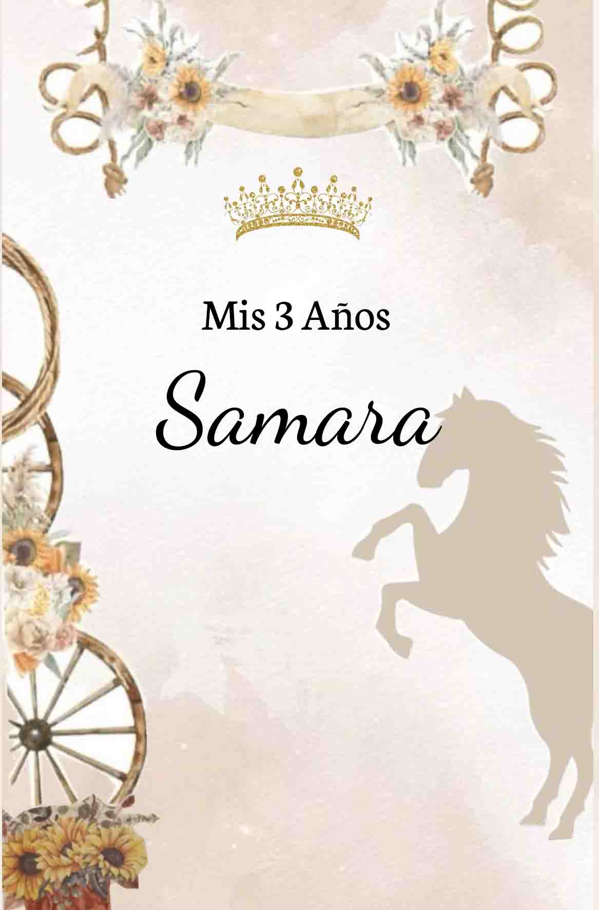 Mis 3 años - Samara